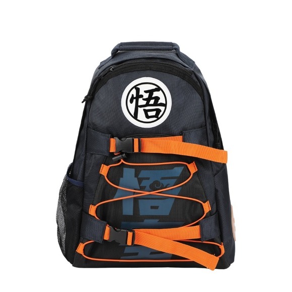 Bioworld | Accessories | Dragon Ball Z Kanji Symbols Builtup Backpack ...